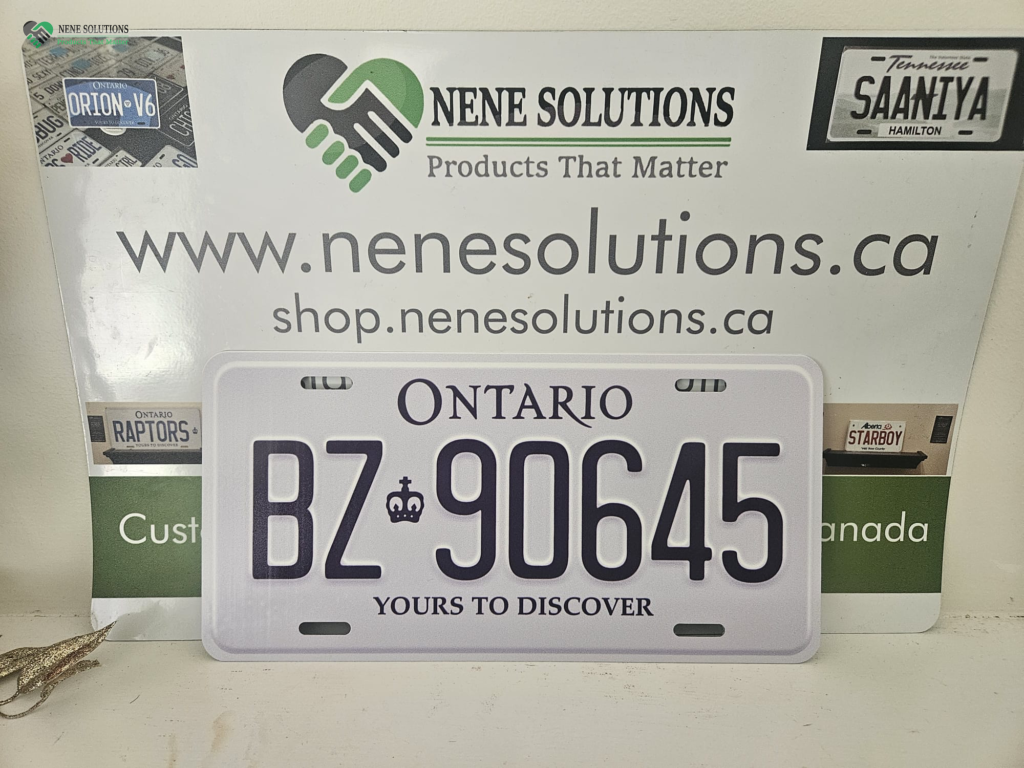 Ontario Truck Plate Style: Unique Design for Trucks - Nene Solutions